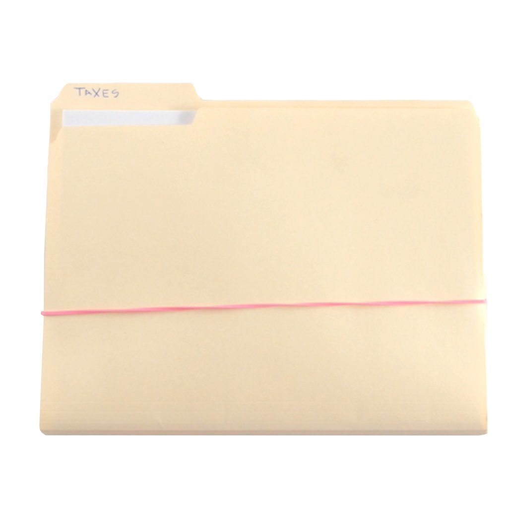 File Folder Rubber Bands